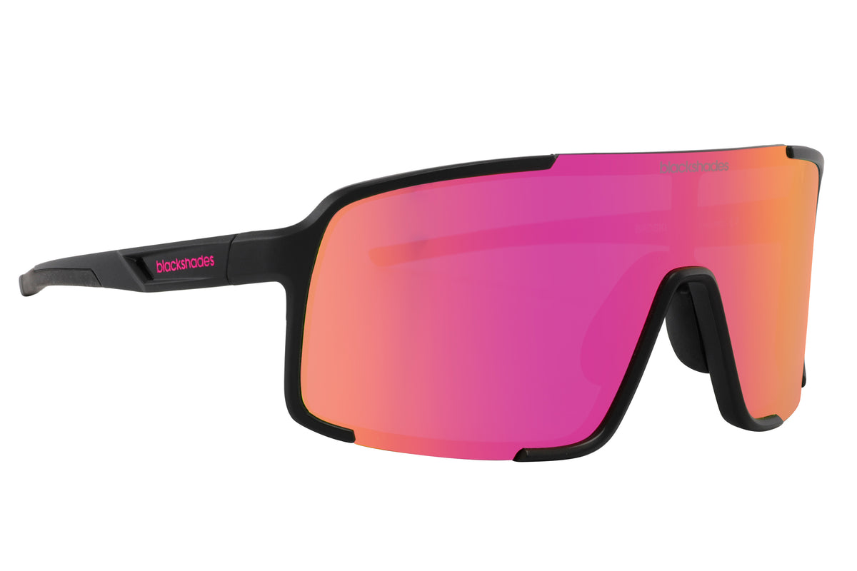 Broski Pink Polarized Sport Shield Sunglasses | Black Shades – Black Shades