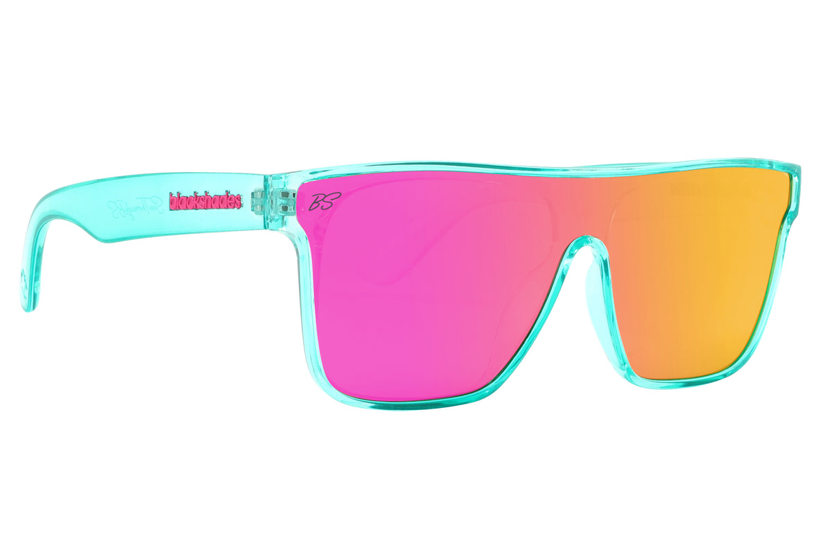 Hot Tropic Pink Polarized Lifestyle Sunglasses - Black Shades – Black Shades