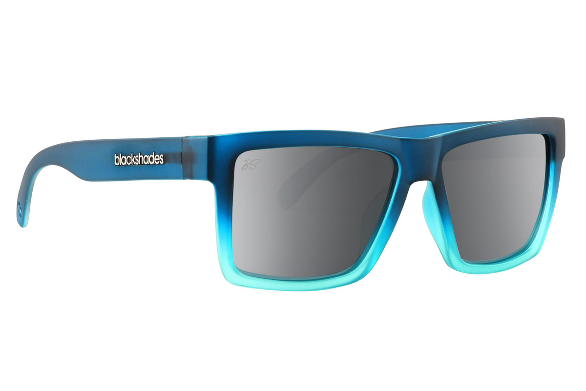 Pelican' Reef Silver Polarized Sport Sunglasses | Black Shades – Black ...