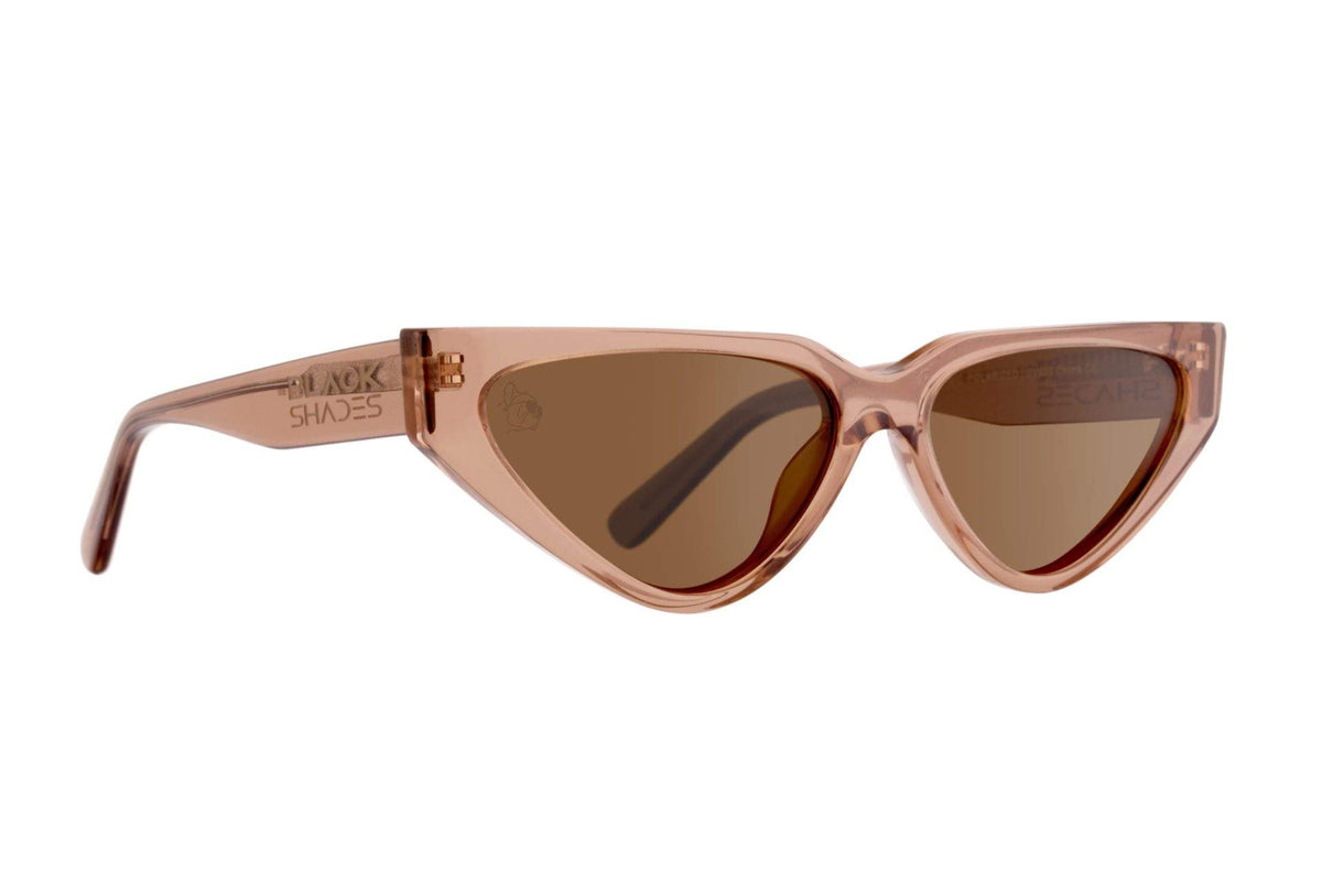 Macadamia Magic Brown Polarized Designer Sunglasses | Black Shades ...